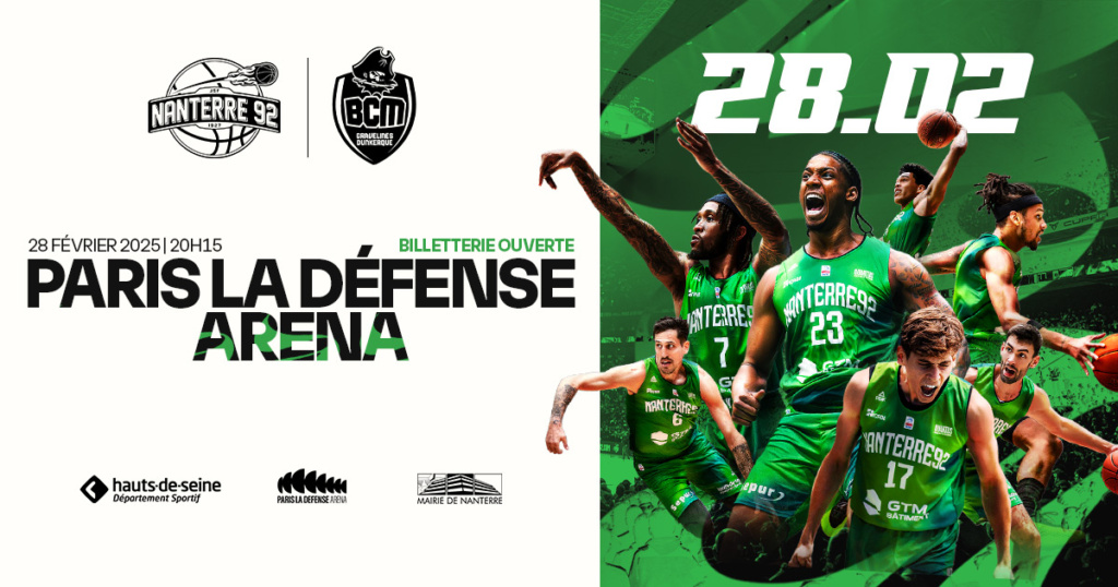Nanterre92 à Paris La Défense Arena ! - Nanterre 92